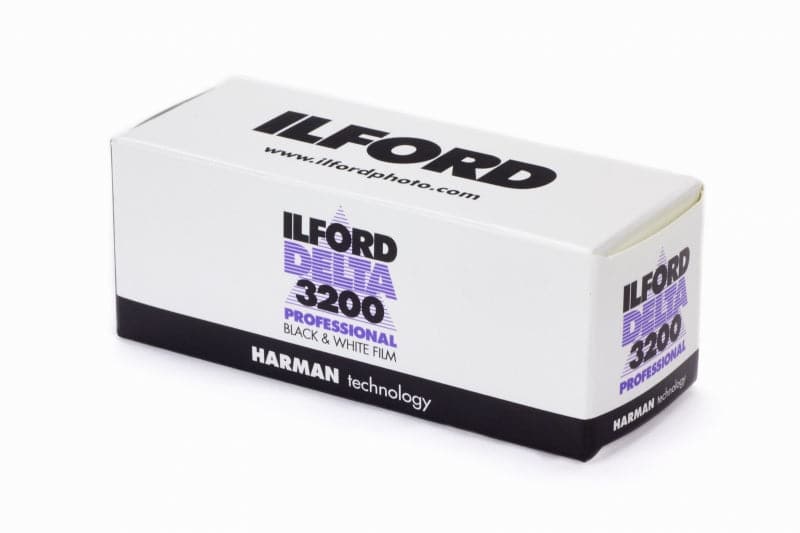 Ilford Photo Delta 3200 Professional Black and White Negative Film, 120 ...