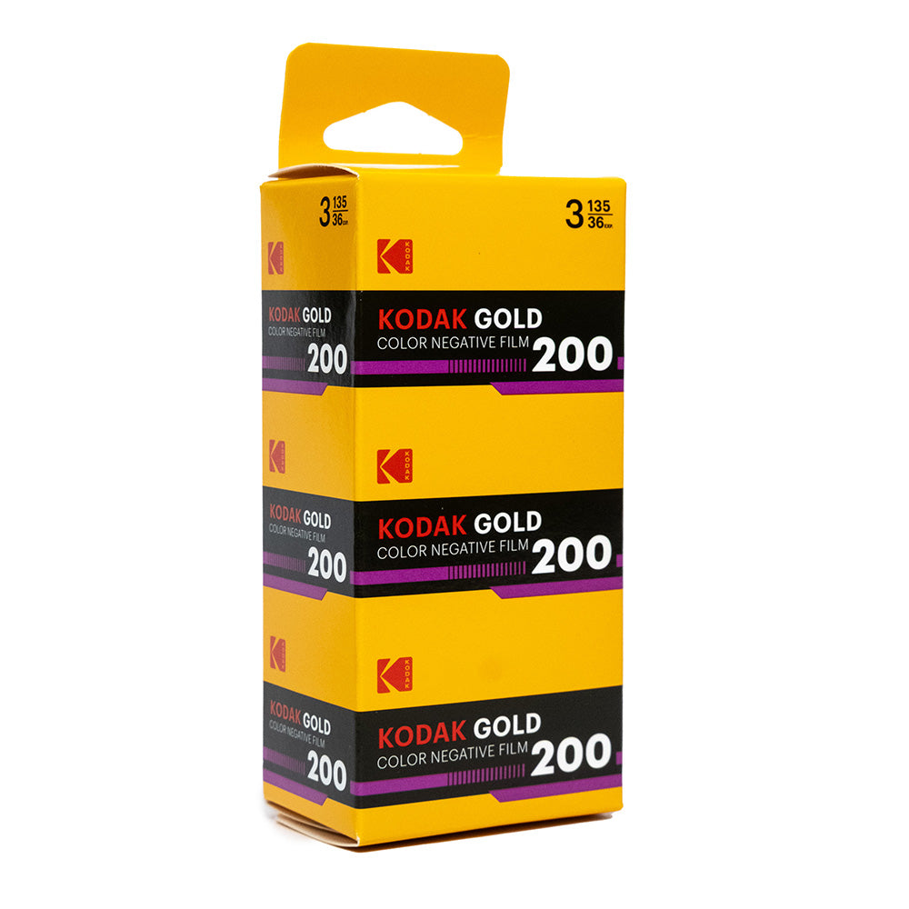 KODAK GOLD 200 Color Negative Film, 35mm 3-Pack 135, ISO 200 ...