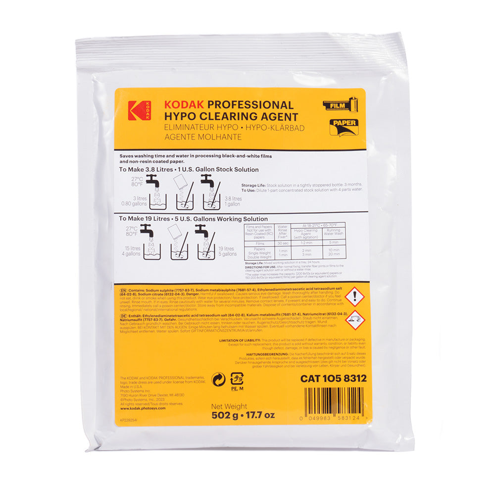 KODAK PROFESSIONAL HYPO CLEARING AGENT, Powder Concentrate to make 5 ...